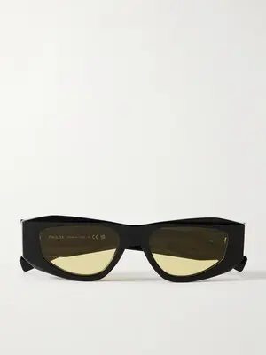 Prada Symbole D-frame Sunglasses - Black