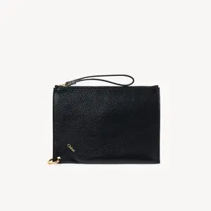 Chloé Spin Zipped Pouch - Black