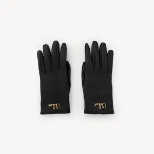 Chloé Leather Gloves - Black