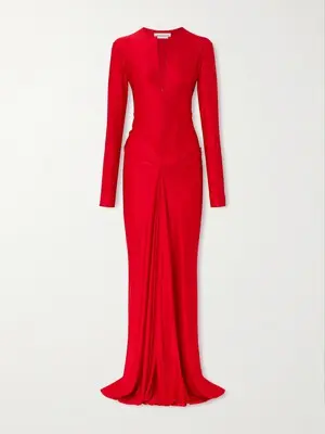 Khaite Frill Evening Dresses