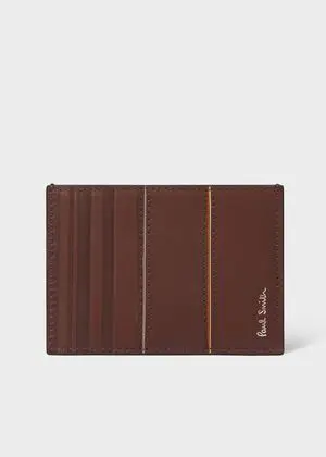 Paul Smith Dark Panel Leather Card Holder