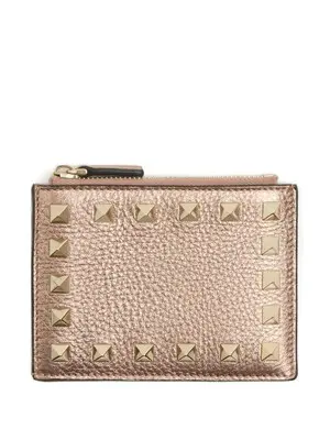 Valentino Garavani Rockstud Leather Coin Purse - Pink