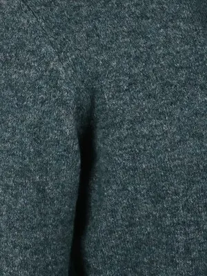 KANGRA Fine Wool Round Neck Sweater - Green