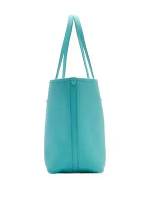 Burberry Bloomsbury Reversible Check Tote Bag - Blue