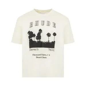 Rhude Thousand Palms Tee - White