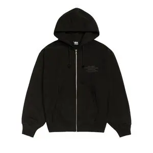 Men's Black Zip-Up Hoodie