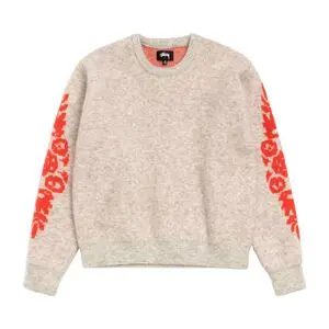 StÜssy Mohair Flower Sweater