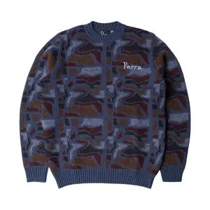 PARRA Repeat Ftp Booster Knitted Pullover