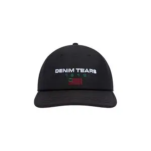 DENIM TEARS 1619 Cap - Black