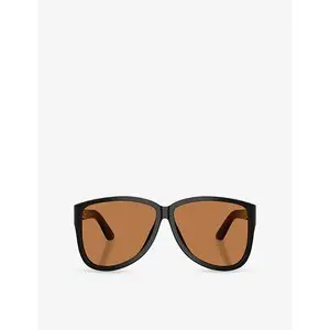 Miu Miu Pilot-frame Acetate Sunglasses - Black