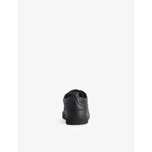 CHRISTIAN LOUBOUTIN Retero Flat Leather Trainers - Black
