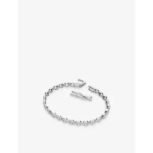 SWAROVSKI Una Rhodium-plated Bracelet - Silver