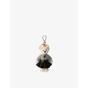 Prada Teddy Keychain Charm - White