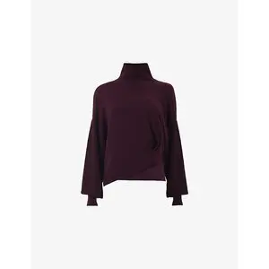 LEEM Knotted-hem Wool-blend Jumper