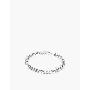 SWAROVSKI Matrix Rhodium-plated And Zirconia Bracelet - Silver