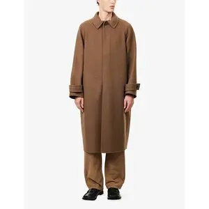 THE ROW Kenet Classic-collar Cashmere-wool Blend Coat