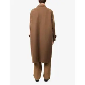 THE ROW Kenet Classic-collar Cashmere-wool Blend Coat