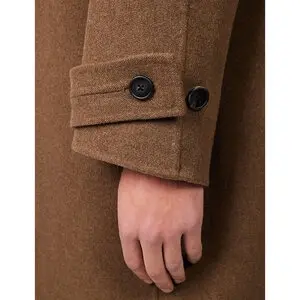 THE ROW Kenet Classic-collar Cashmere-wool Blend Coat