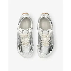Bottega Veneta Orbit Flash Leather Trainers
