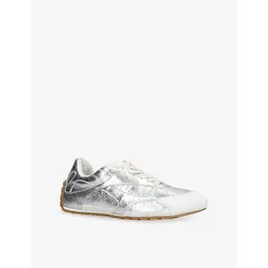 Bottega Veneta Orbit Flash Leather Trainers