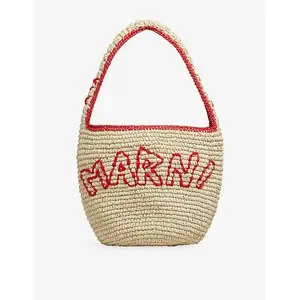 Marni Raffia Shoulder Bags