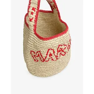 Marni Nassa Small Raffia Hobo Bag