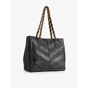 Valentino Garavani Laseine Leather Tote Bag - Nero