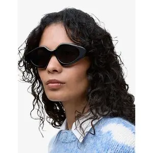 Loewe Triangle Slim Acetate Sunglasses