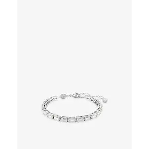 SWAROVSKI Matrix Rhodium-plated Zirconia Bracelet - Silver