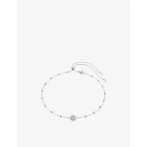 SWAROVSKI Una Rhodium-plated And Zirconia Bracelet - Silver