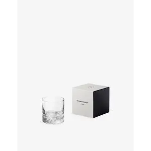 RICHARD BRENDON Diamond Single Old Fashioned Crystal Glass Tumbler