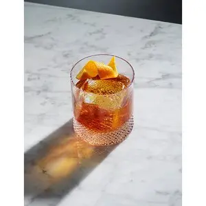 RICHARD BRENDON Diamond Single Old Fashioned Crystal Glass Tumbler
