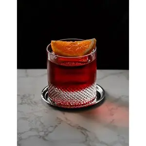 RICHARD BRENDON Diamond Single Old Fashioned Crystal Glass Tumbler
