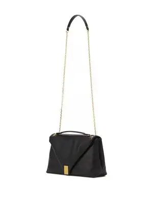 LANVIN Flap-front Shoulder Bag - Black