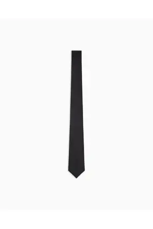 Giorgio Armani Giorgio Armani Jacquard Silk Neck Tie Black