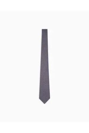 Giorgio Armani Giorgio Armani Jacquard Silk Neck Tie Burgundy