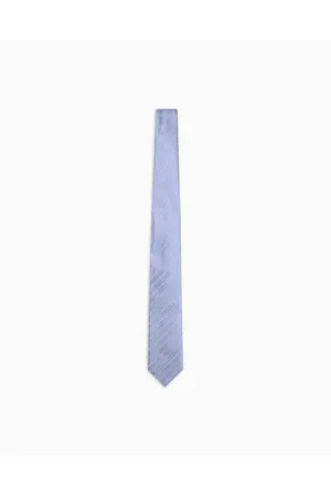 Giorgio Armani Giorgio Armani Jacquard Silk Neck Tie Purple