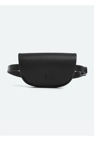 Sea Alexi Leather Belt Bag - Black
