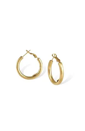 RETRO CHIC Hoop Earrings - Gold