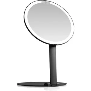 FANCII Abigail Led Travel Mirror - Black