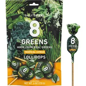 8GREENS Tropical Citrus Lollipops - No Color