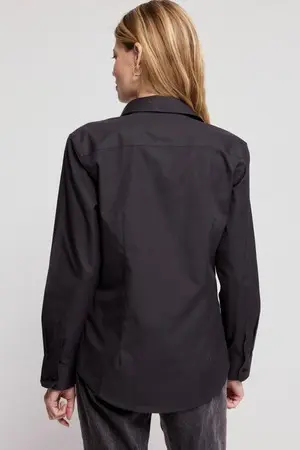 The Shirt By Rochelle Behrens The Jet Set Icon Shirt - Black/black