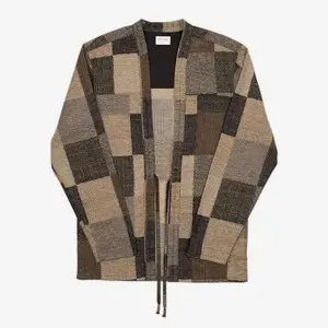 AKASHI-KAMA Technical Noragi Jacket - Earth Patchwork