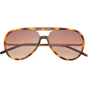 FREYRS EYEWEAR Aviator Sunglasses - Tortoise/gradient Brown
