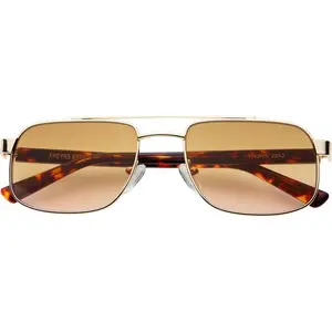 FREYRS EYEWEAR Vesper Aviator Sunglasses - Gold/brown Pink