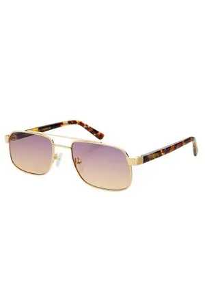 FREYRS EYEWEAR Vesper Aviator Sunglasses - Gold/sunset