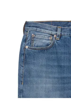 FORTELA 912 Johnd Japan Selvedge 5-pocket Regular Fit Stone Wash Denim - Blue