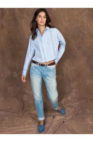 FORTELA 966 John Stone Wash Denim Trousers - D250
