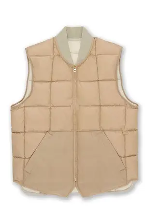 FORTELA Nylon Padded Gilet - Camel