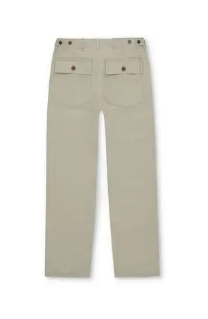 FORTELA Fatigue Bedford Fabric Pocket Trousers - Ice
